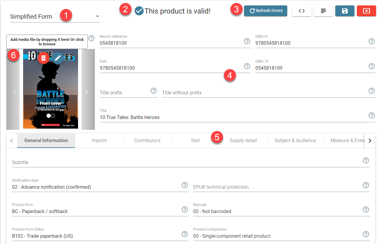 Add or edit a title with the Entry Form